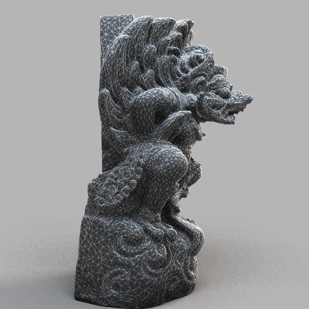 3d Model Bali Sculpture