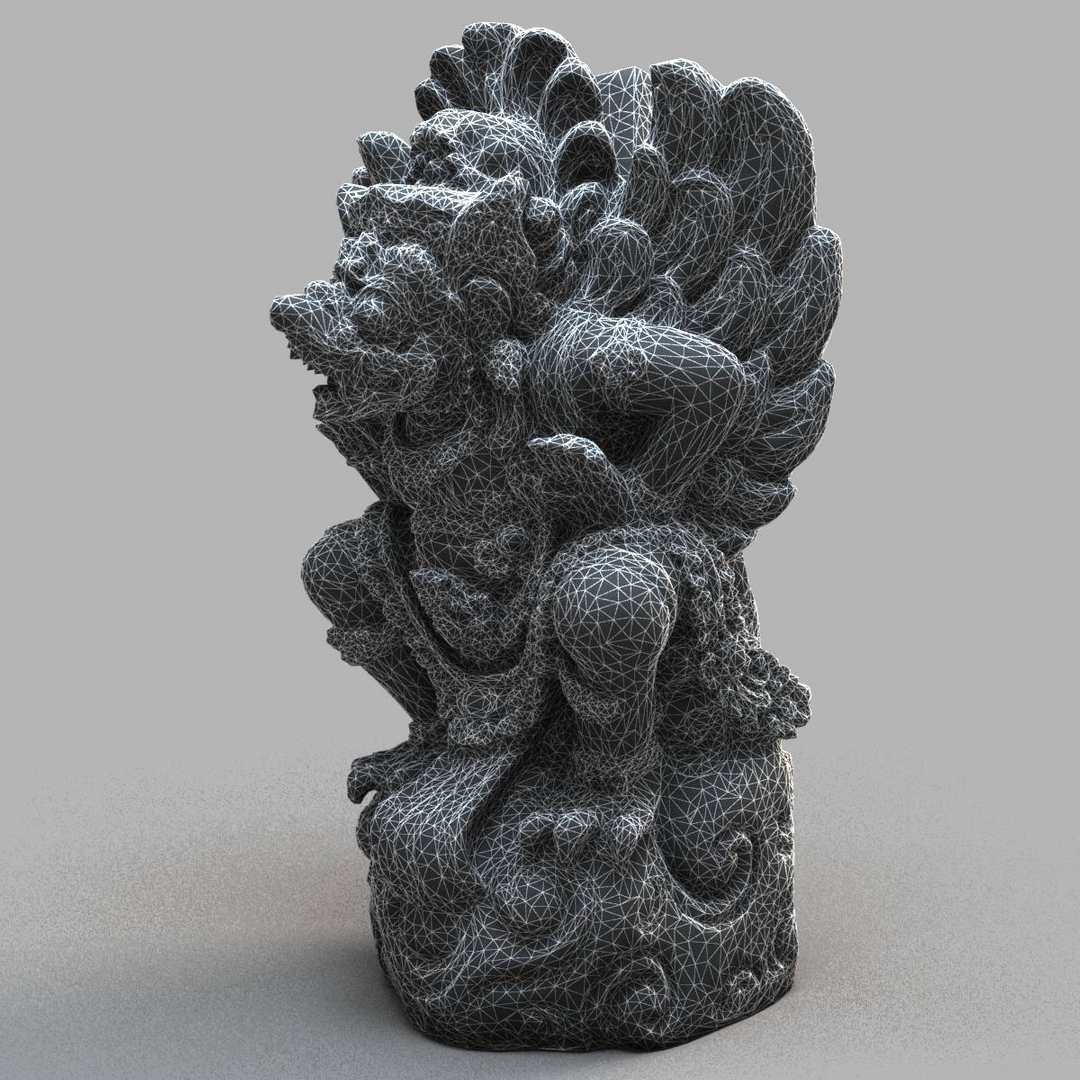 3d model bali sculpture