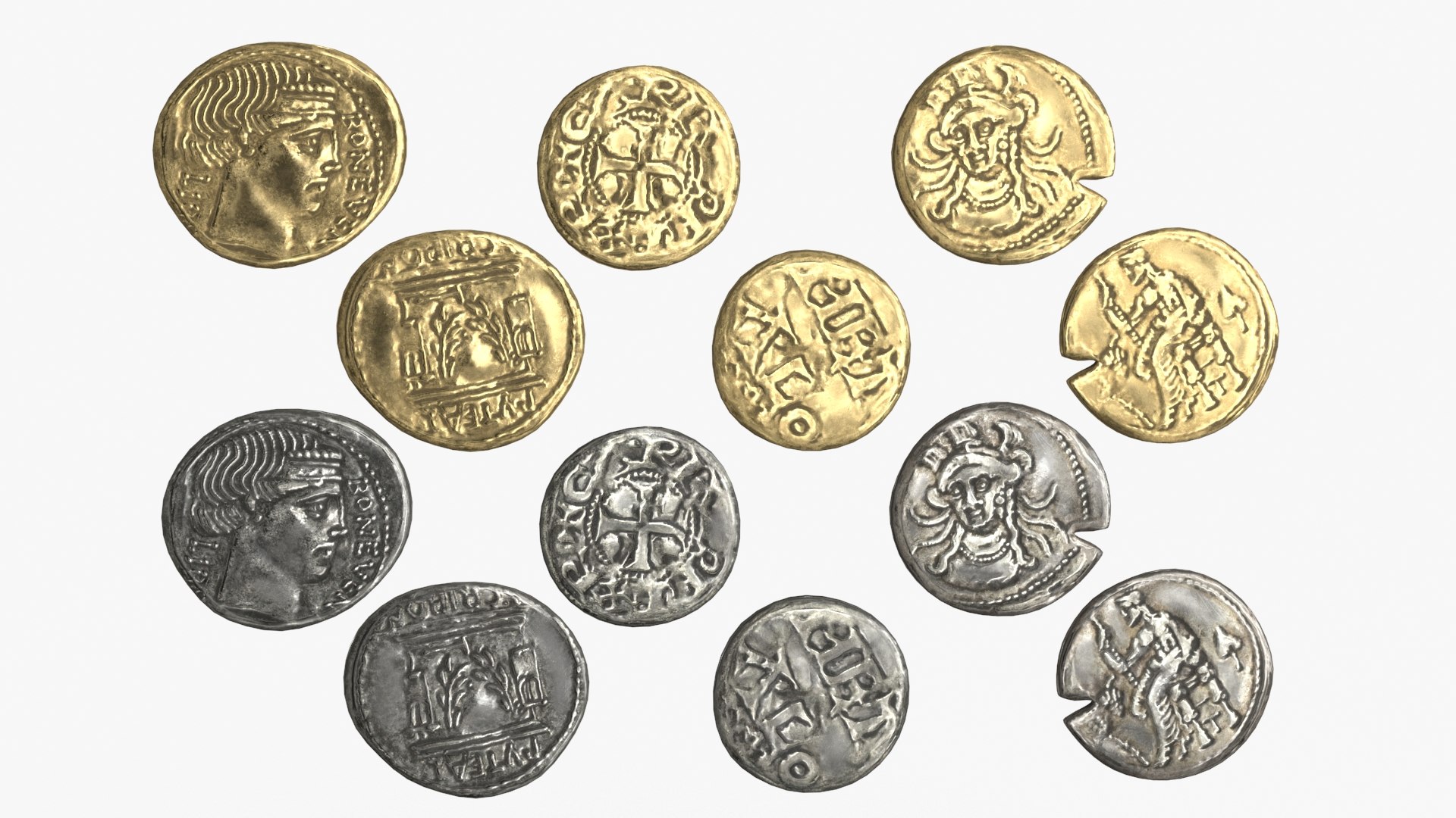 Old Coins 3D - TurboSquid 1559998