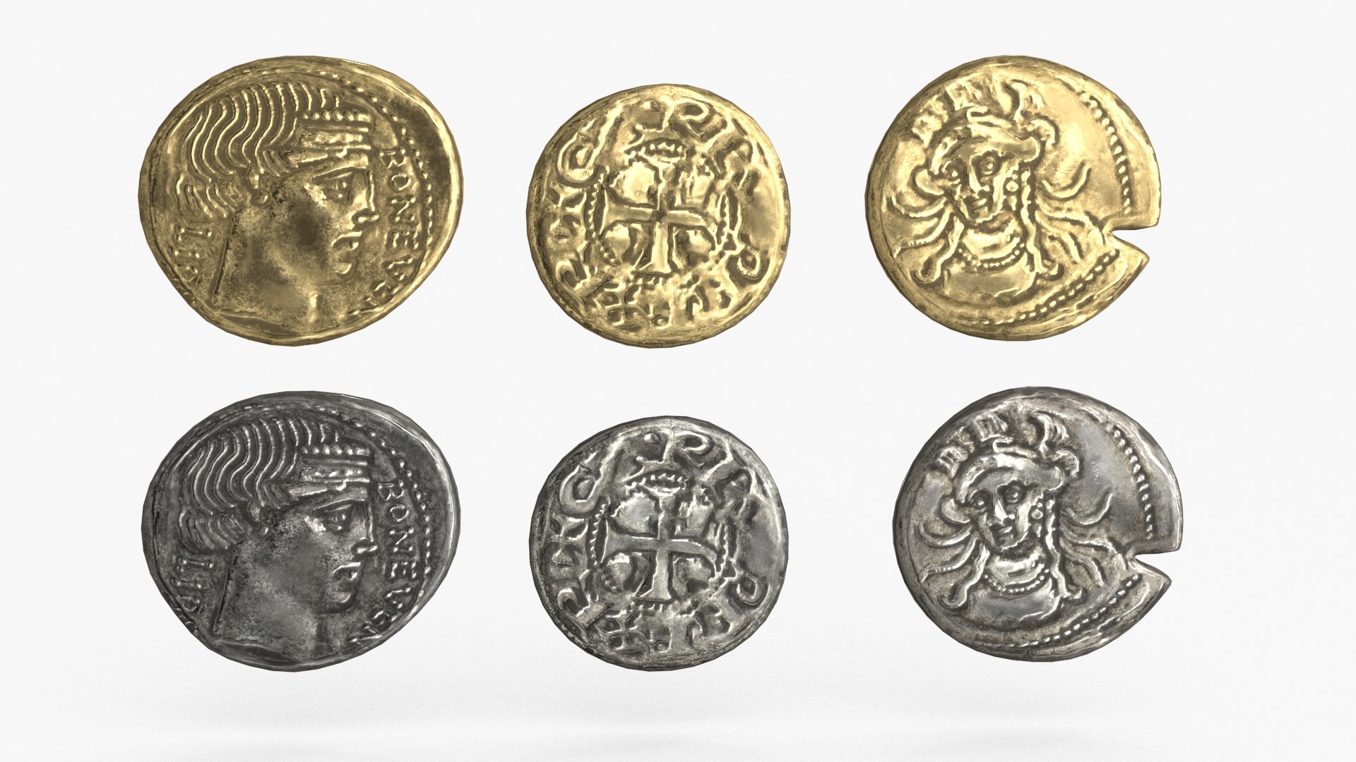 Old Coins 3D - TurboSquid 1559998