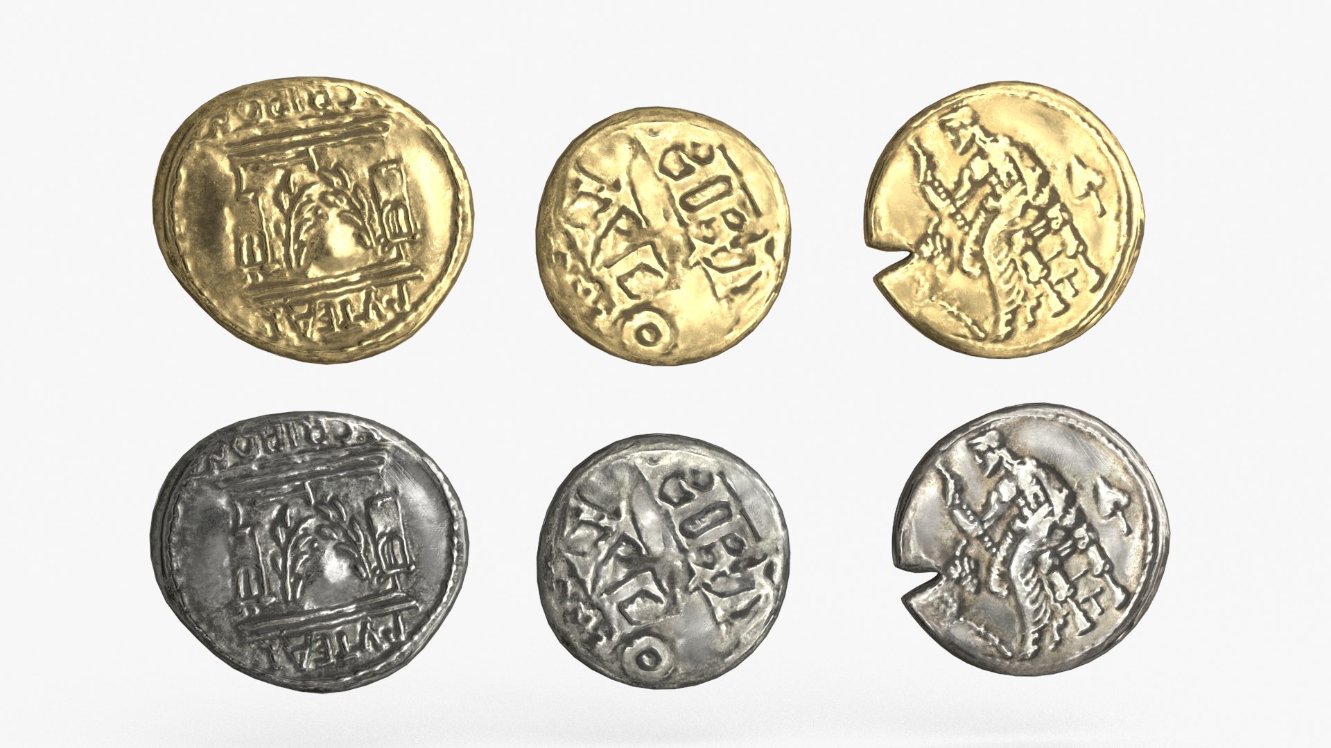 Old Coins 3D - TurboSquid 1559998