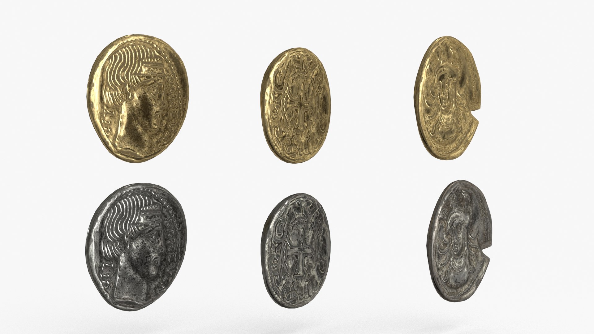 Old Coins 3D - TurboSquid 1559998