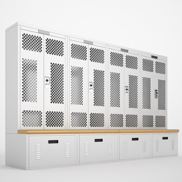 3D locker storage model - TurboSquid 1462634