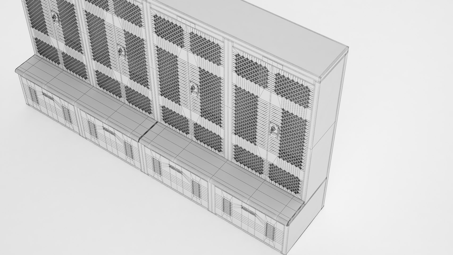 3D Locker Storage Model - TurboSquid 1462634