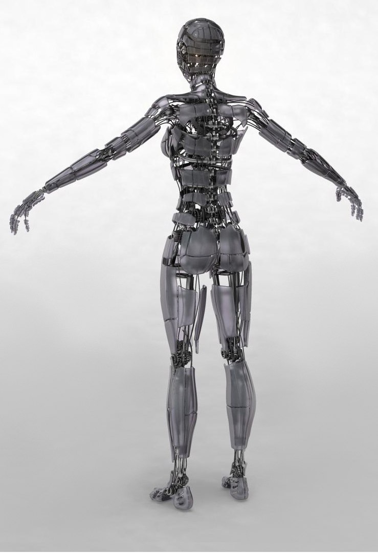 maya female cyborg resolution