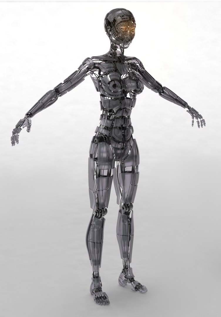 maya female cyborg resolution