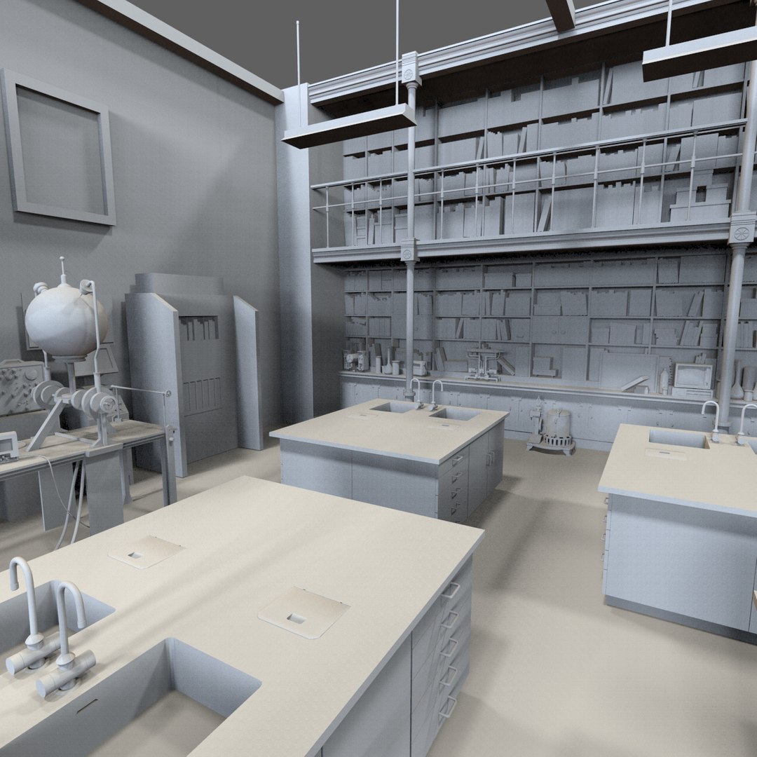 3d School Class Room