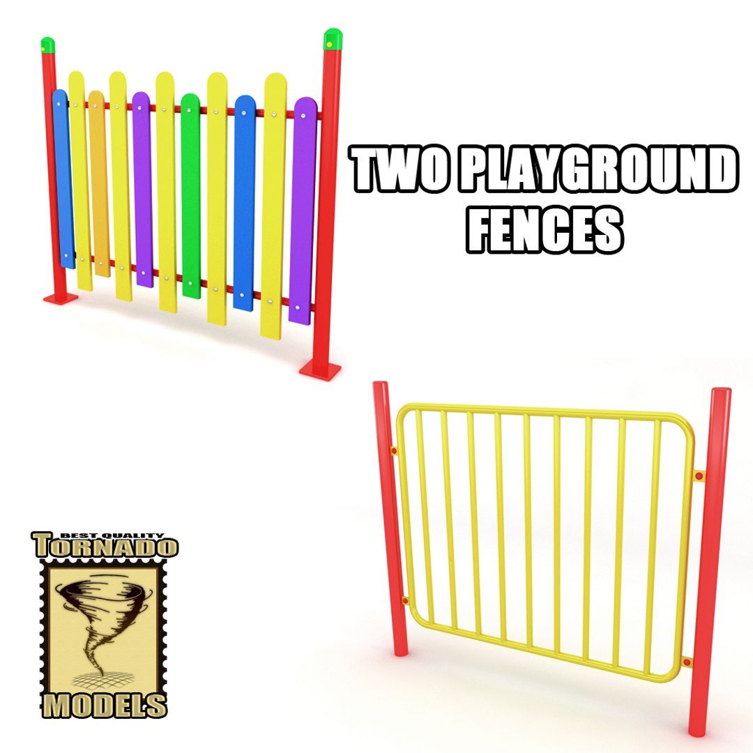 3ds Max Playground Fences