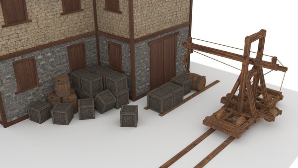 Storage unit medieval model - TurboSquid 1293668