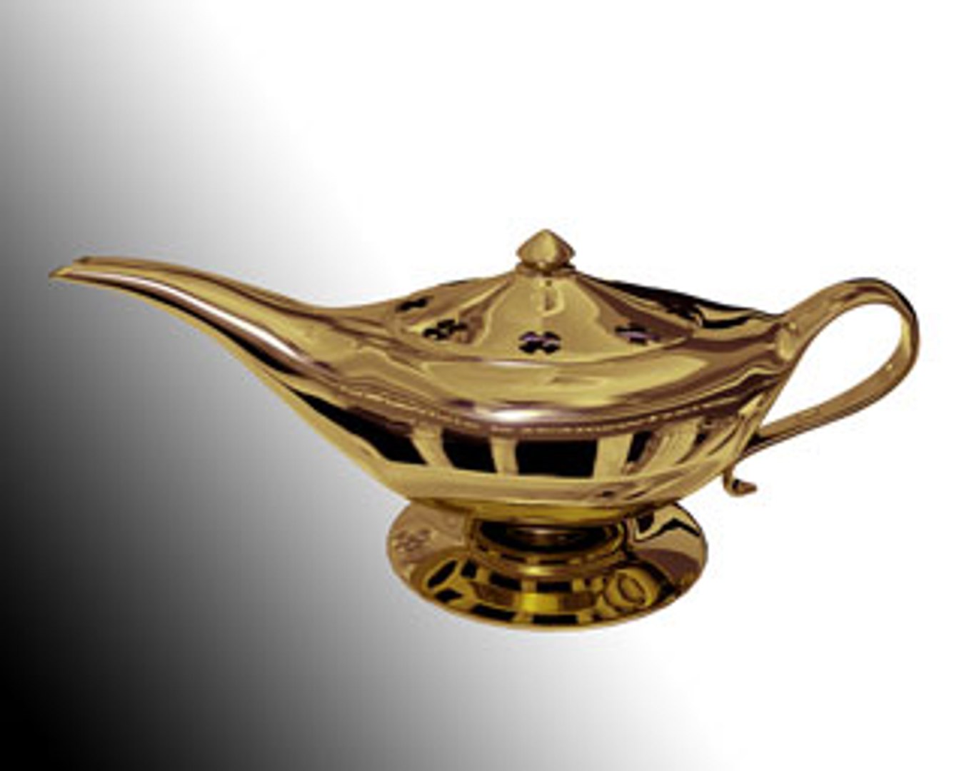 Genie Lamp 3d Model