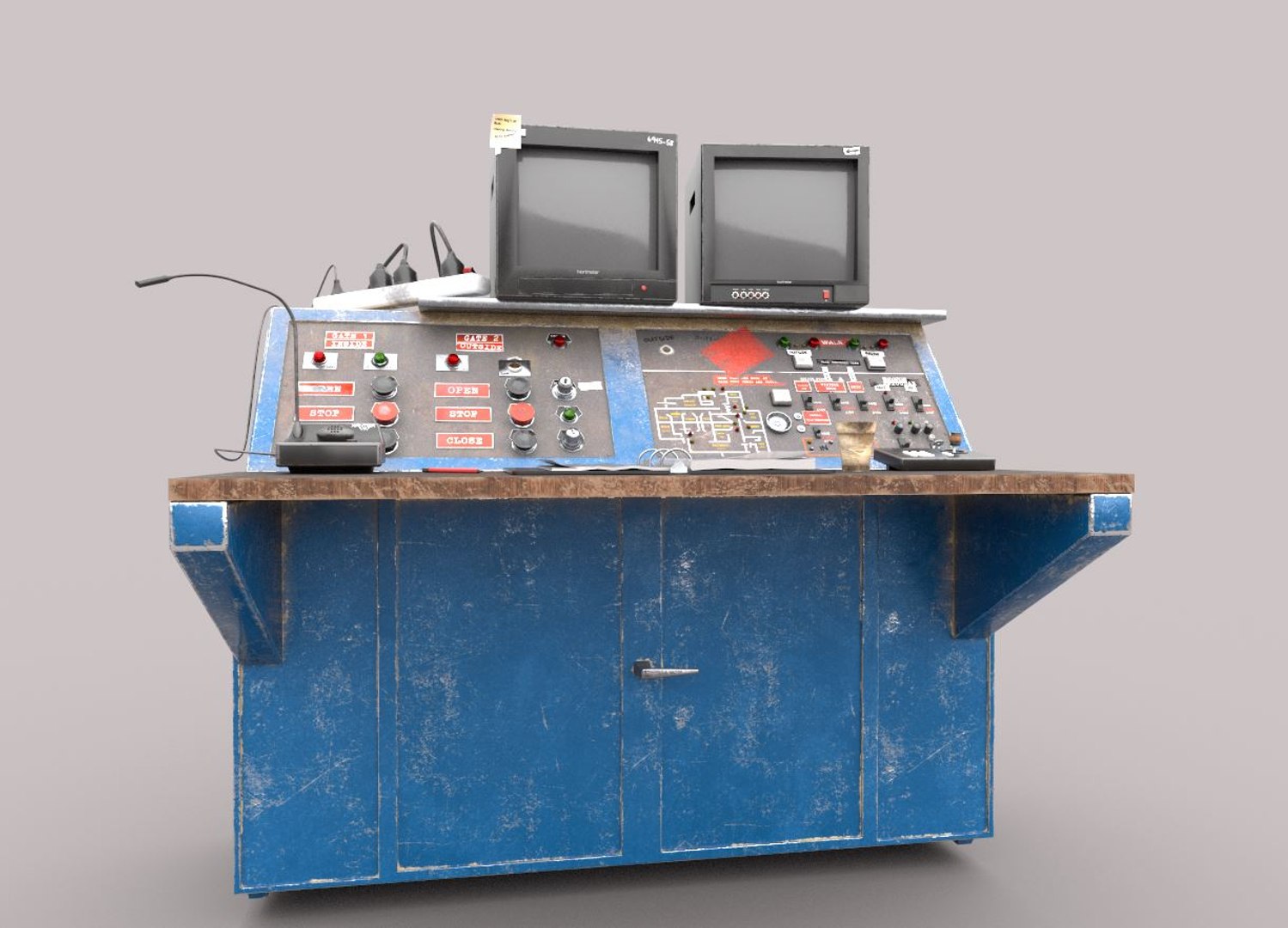 Prison Security Desk Model - TurboSquid 1663841