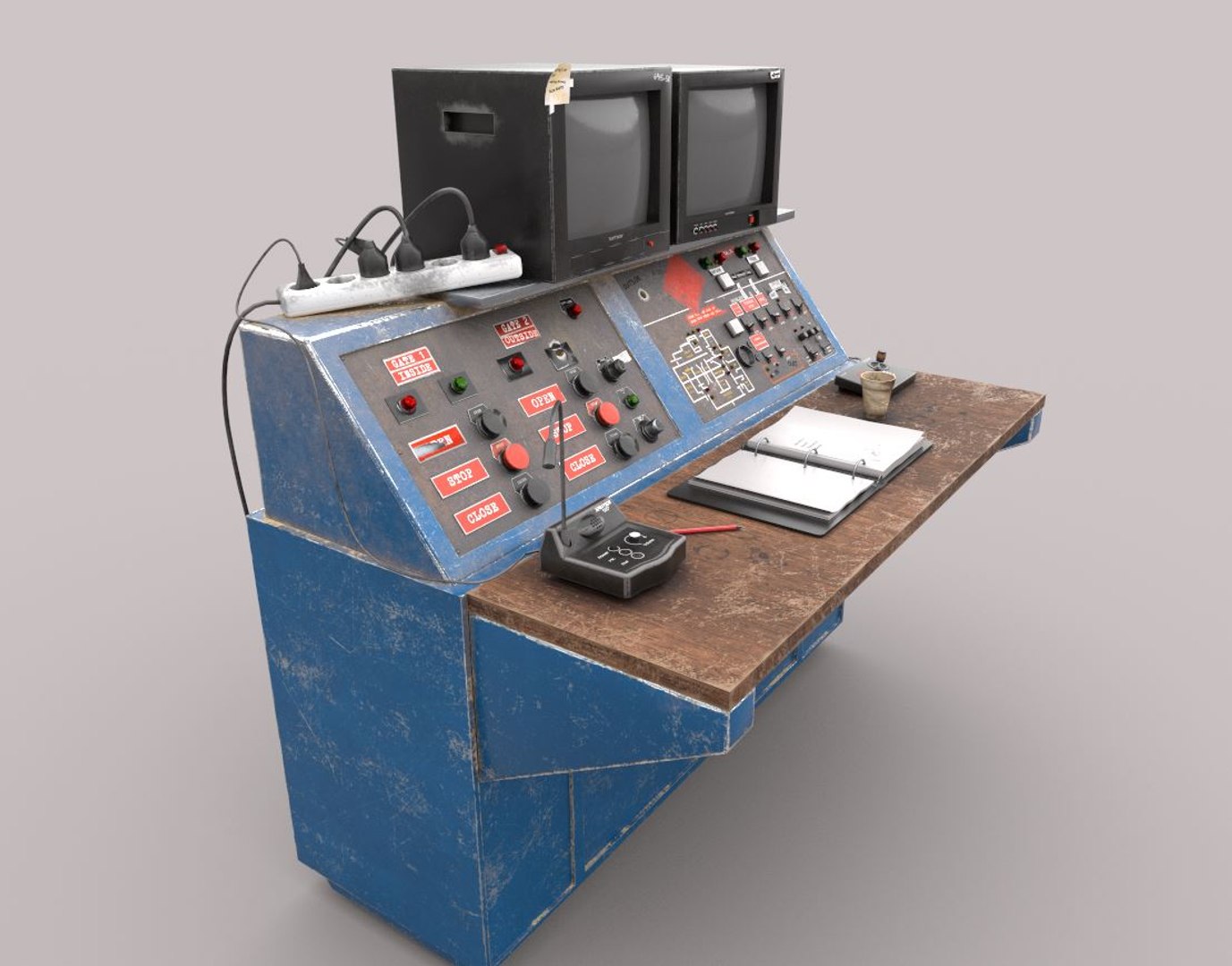 Prison Security Desk Model - TurboSquid 1663841