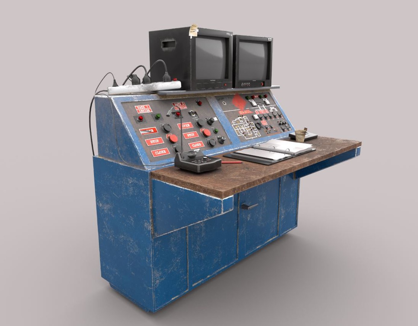 Prison Security Desk Model - TurboSquid 1663841