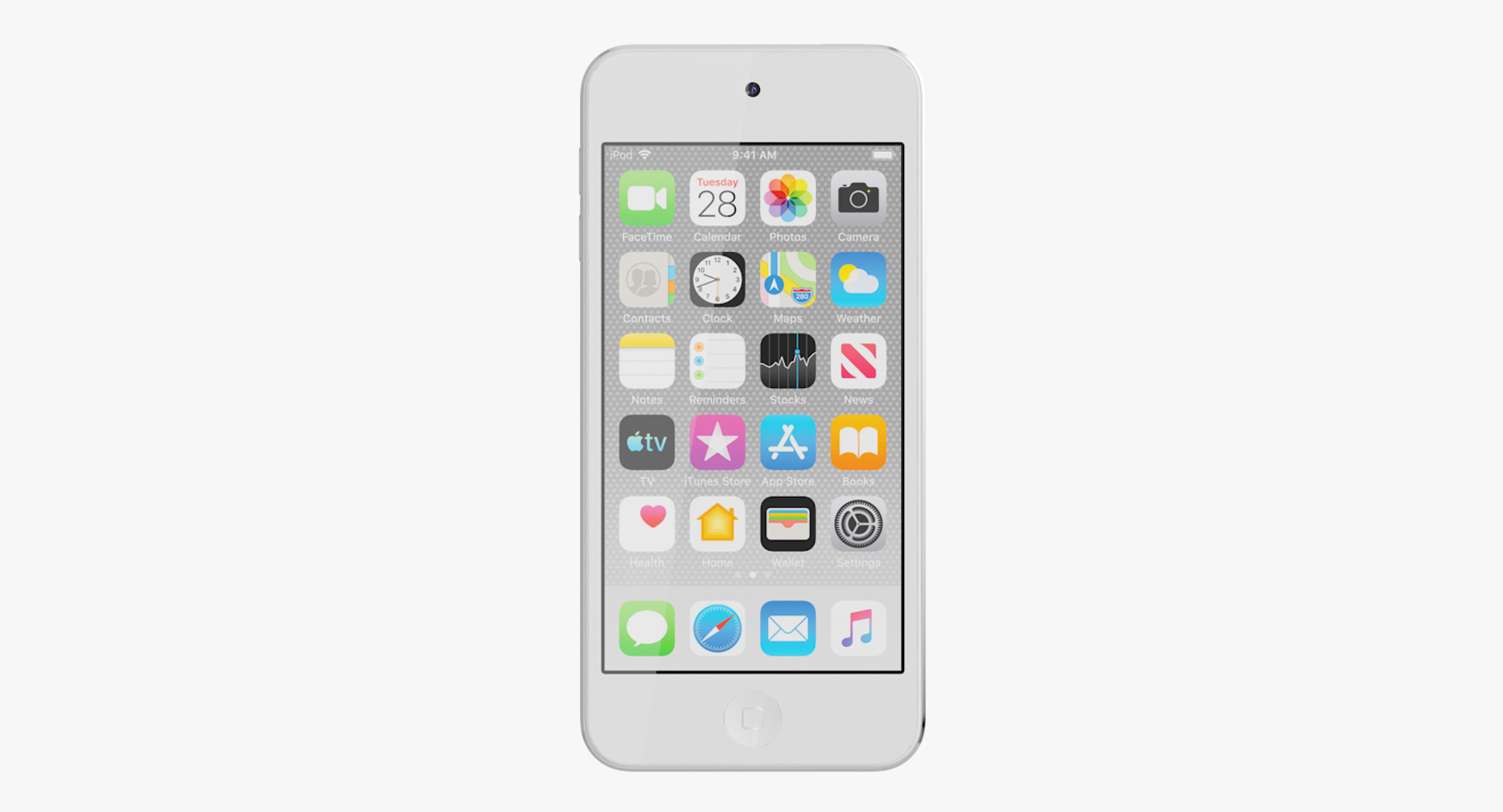 Realistic Apple Ipod Touch Model - TurboSquid 1415372
