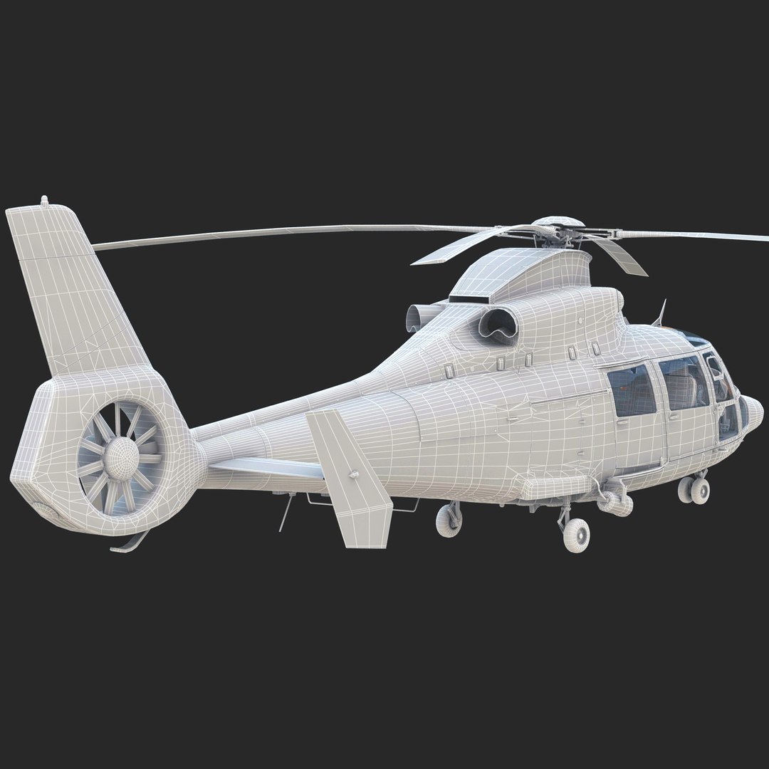 City helicopter eurocopter 365 3D - TurboSquid 1494949