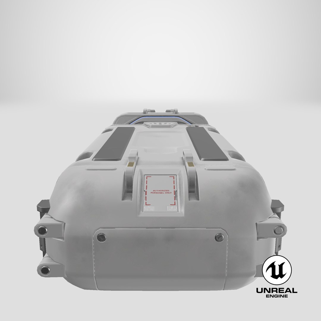 Sci-fi cryopod 3D - TurboSquid 1217889