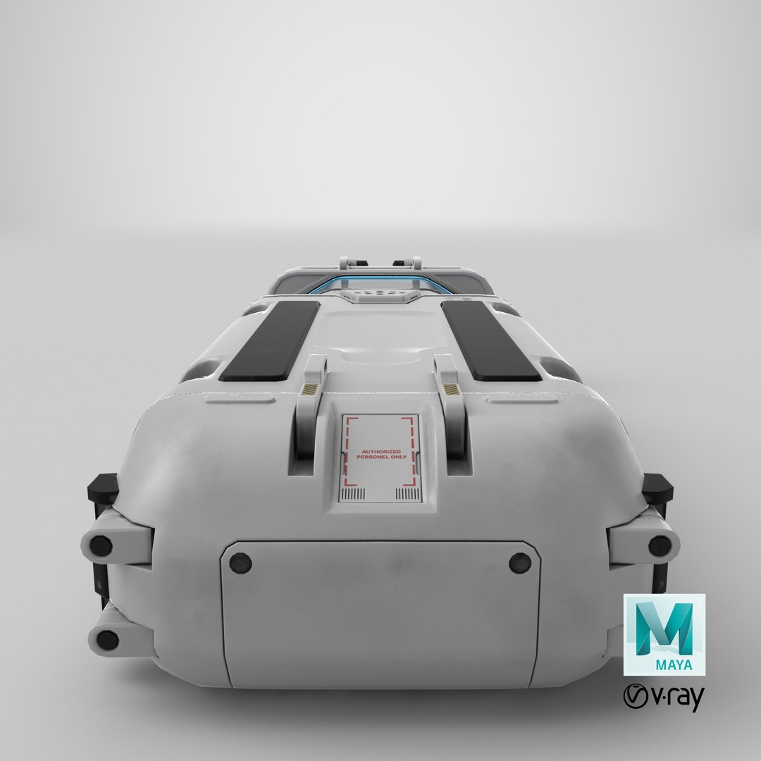 Sci-fi Cryopod 3D - TurboSquid 1217889
