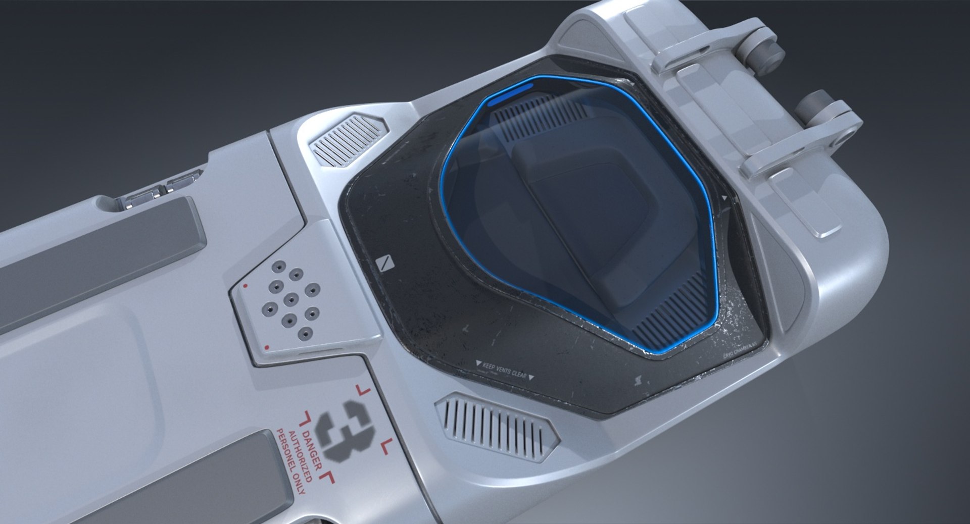 Sci-fi Cryopod 3D - TurboSquid 1217889