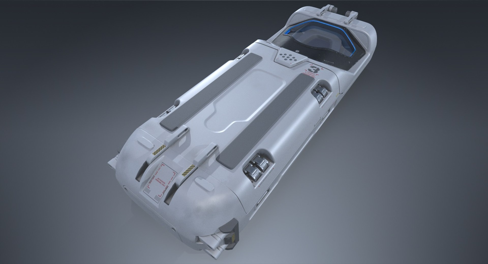 Sci-fi cryopod 3D - TurboSquid 1217889