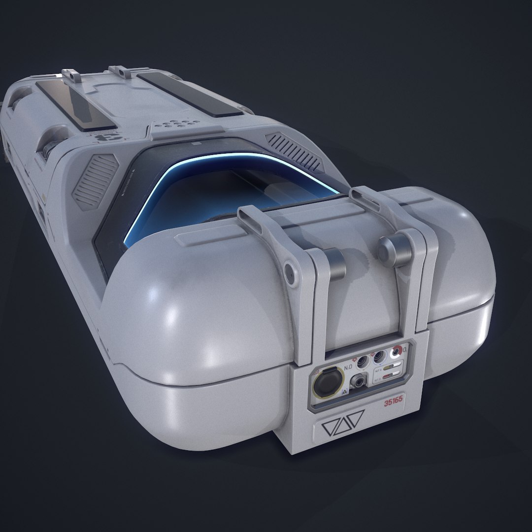 Sci-fi Cryopod 3D - TurboSquid 1217889