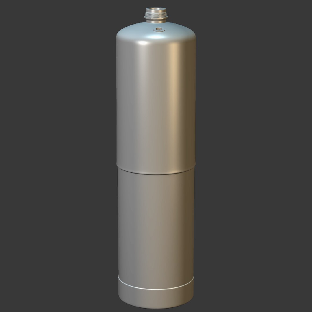 3d Model Propane Torch Tank