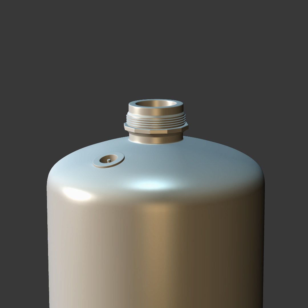 3d Model Propane Torch Tank