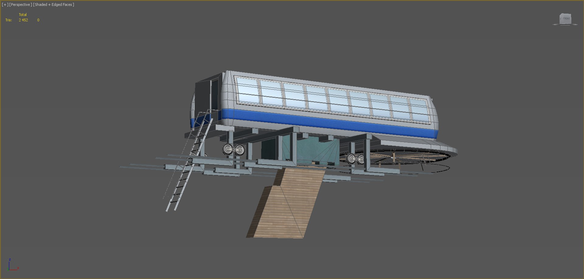3d Ropeway Station Ready