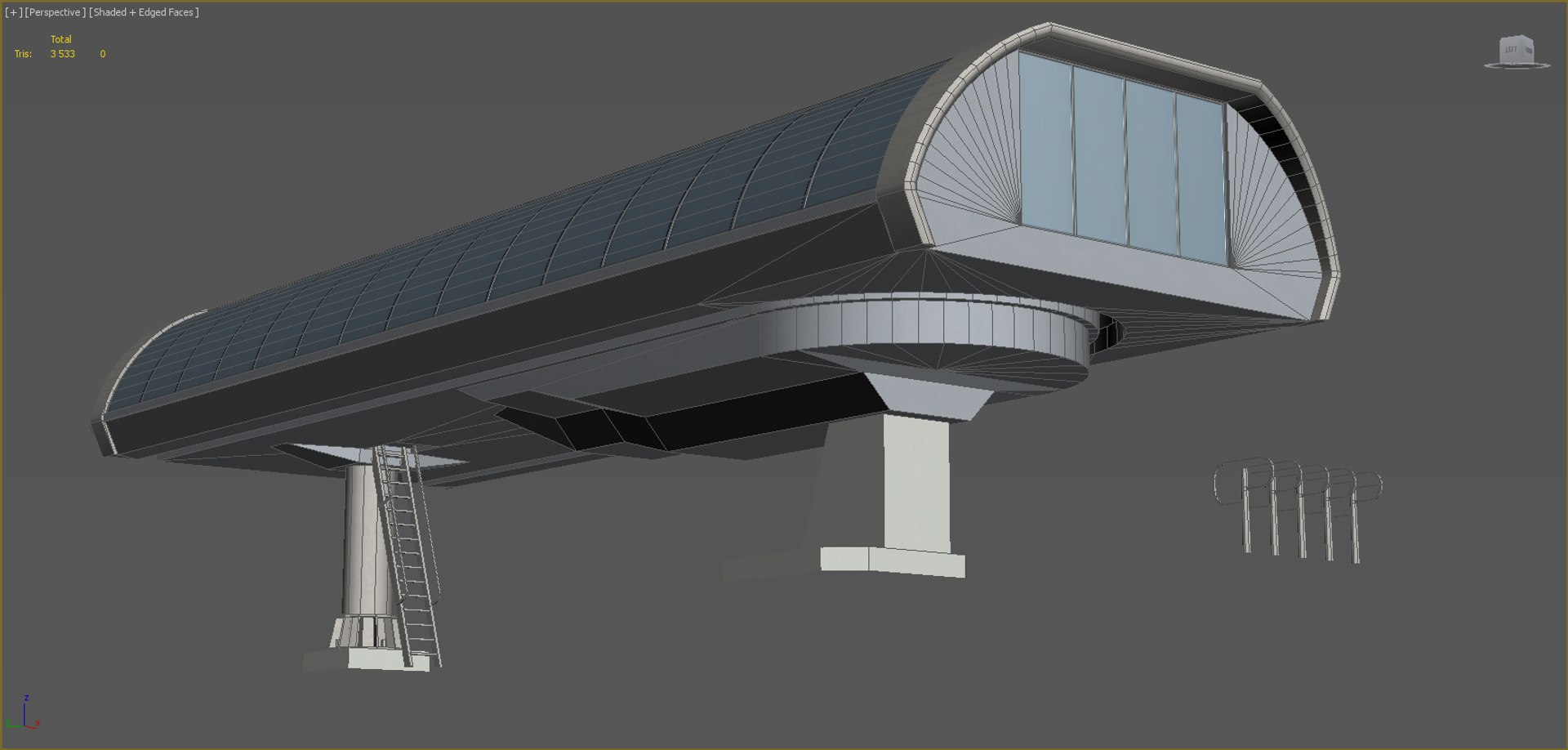 3d Ropeway Station Ready