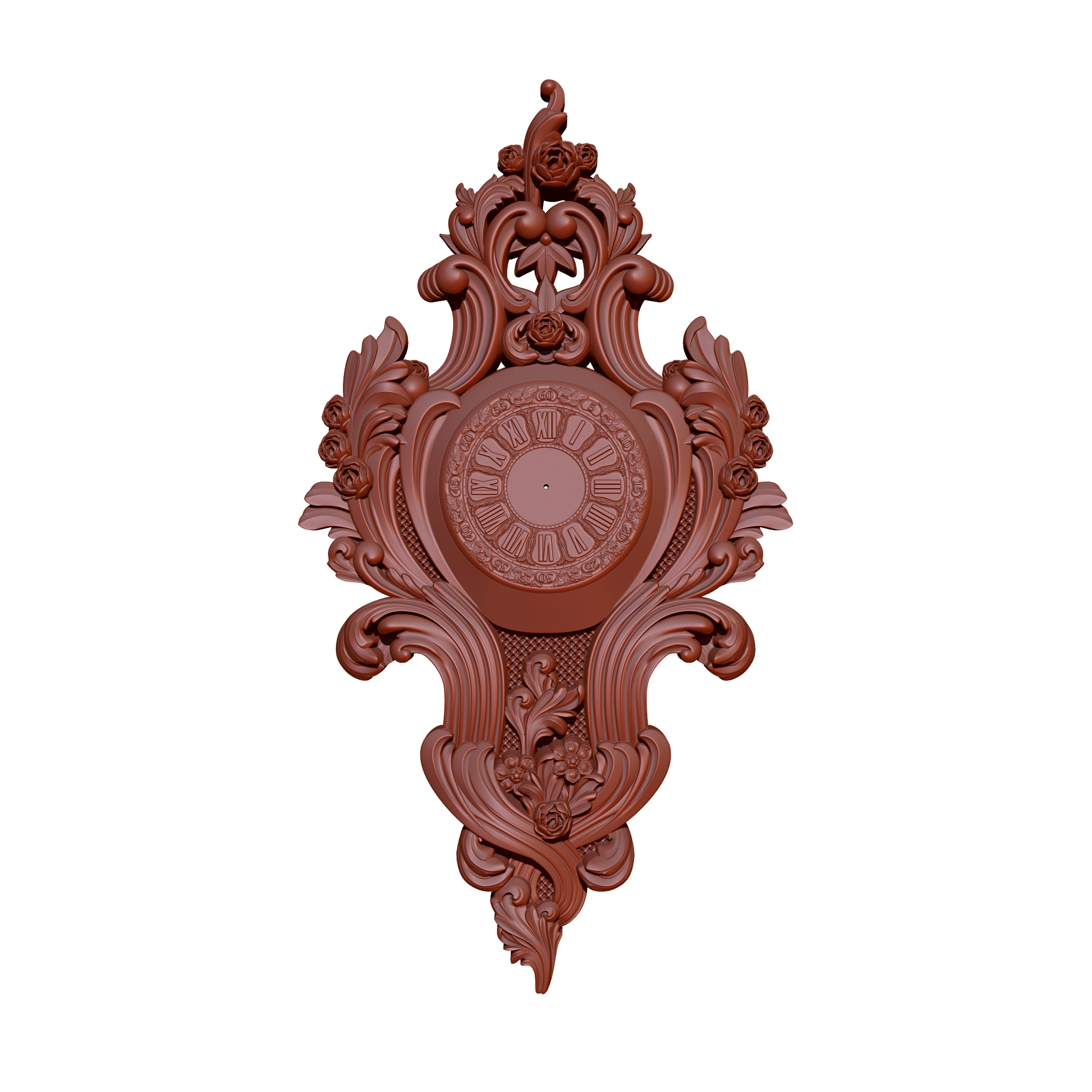 3D clock face - TurboSquid 1417669