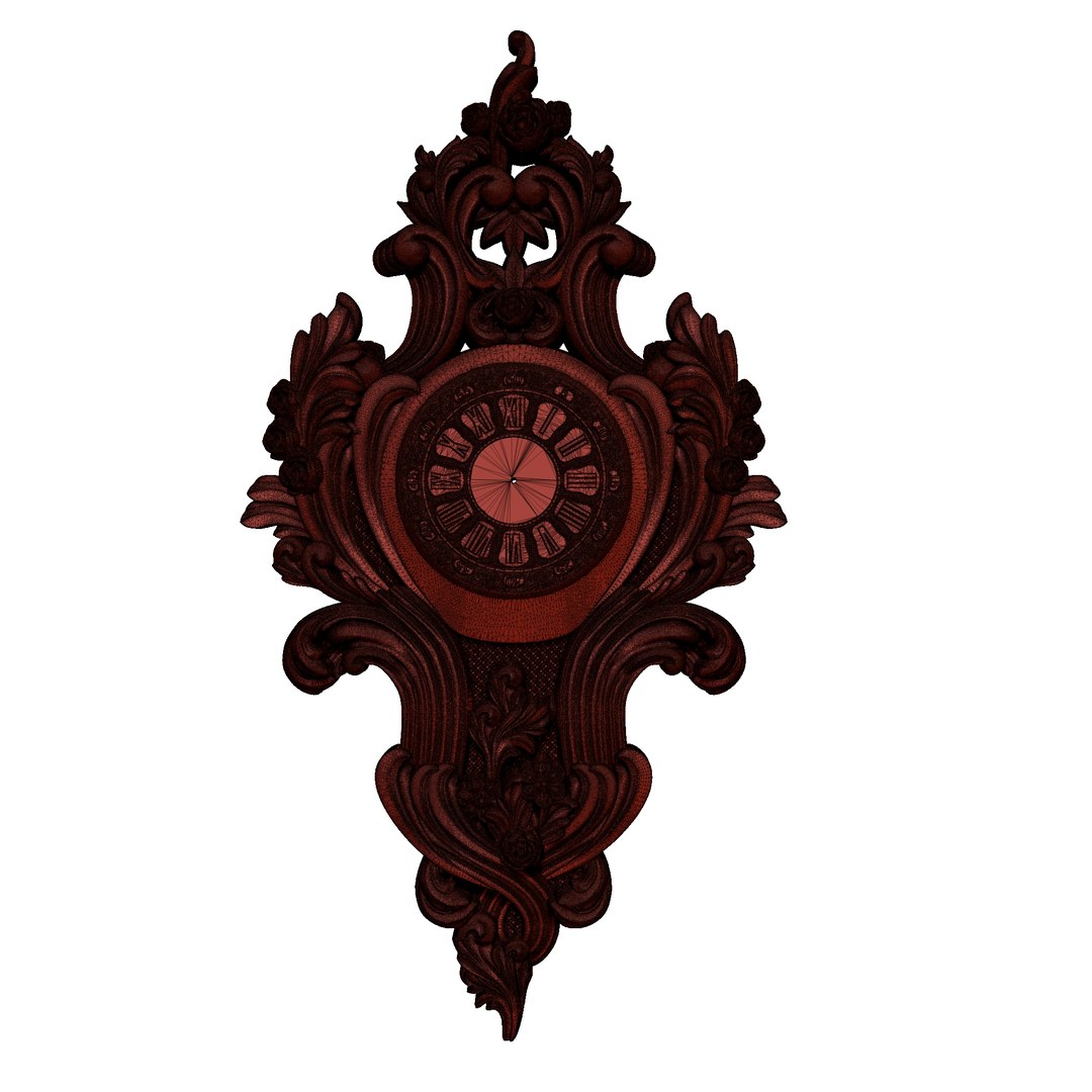 3D Clock Face - TurboSquid 1417669