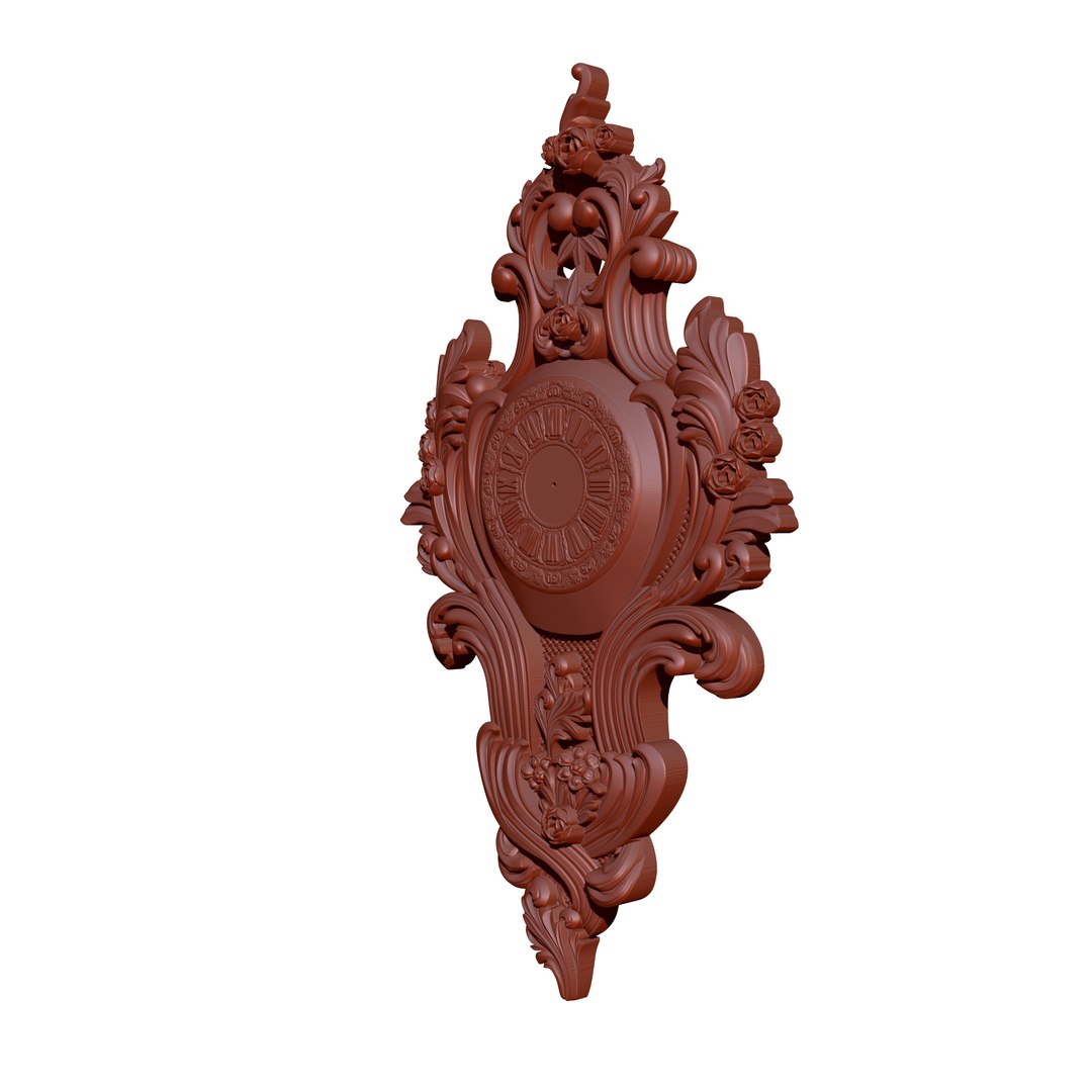 3D Clock Face - TurboSquid 1417669