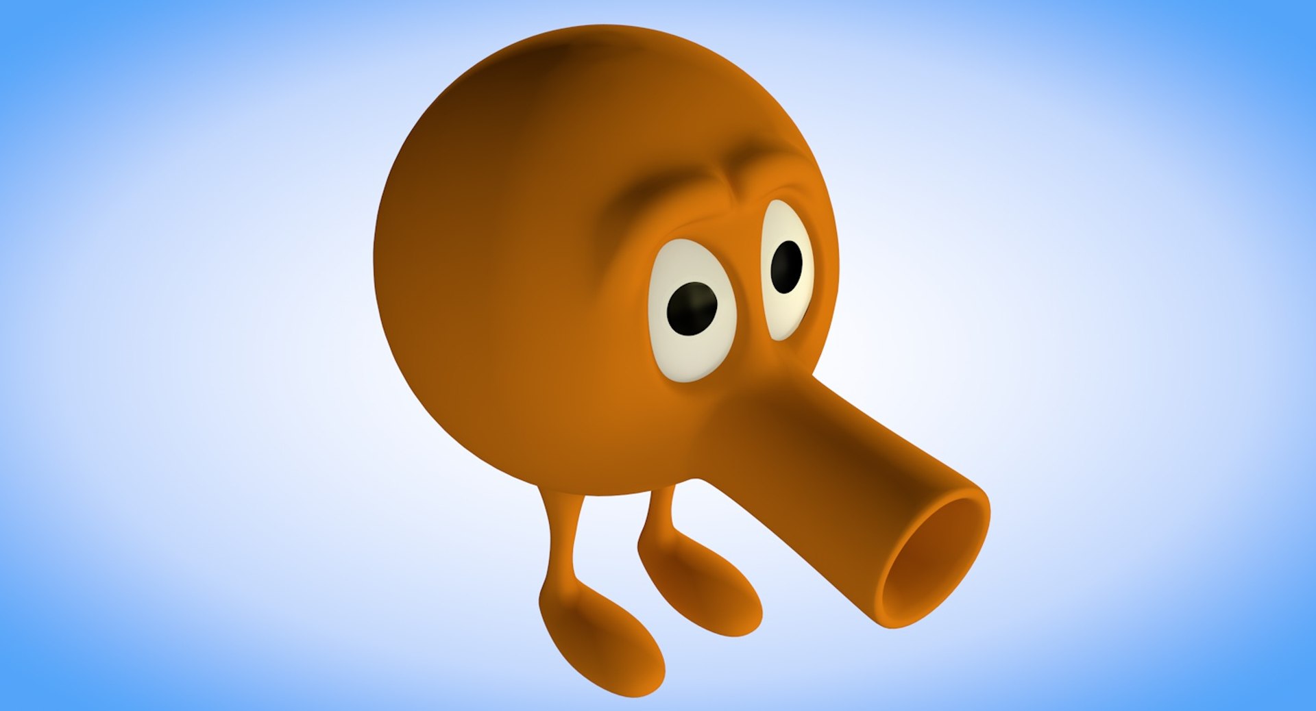 Rigged Qbert 3d 3ds