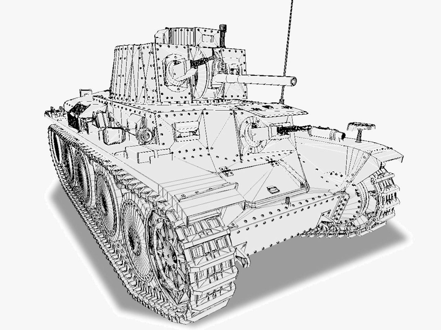 3d 38 T Tank Armor