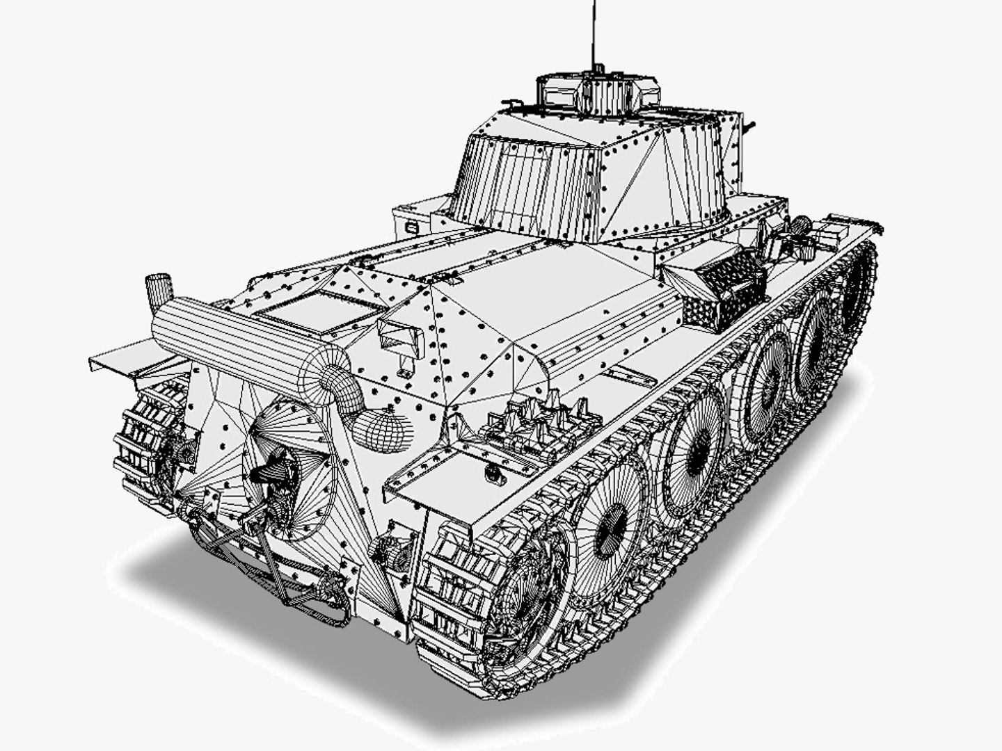 3d 38 T Tank Armor