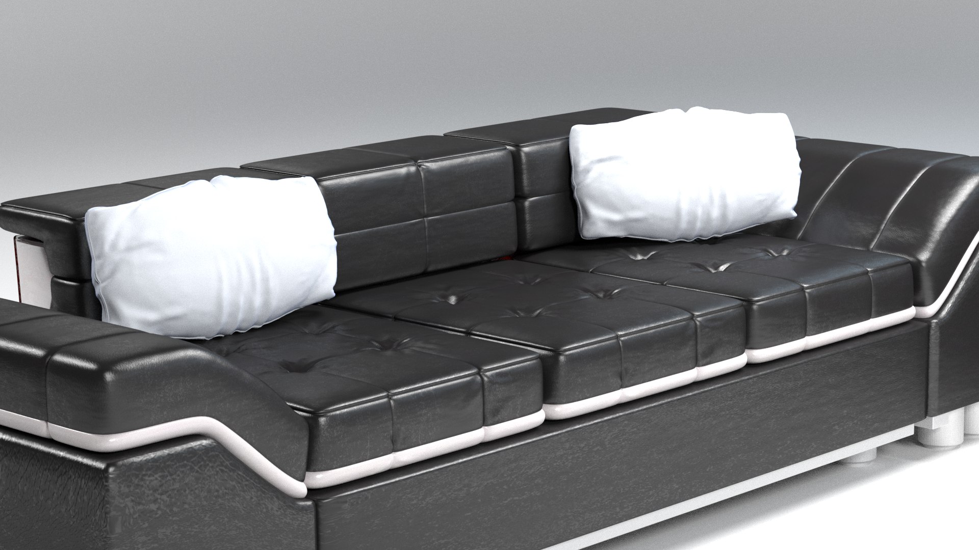 3d sofa architectural model