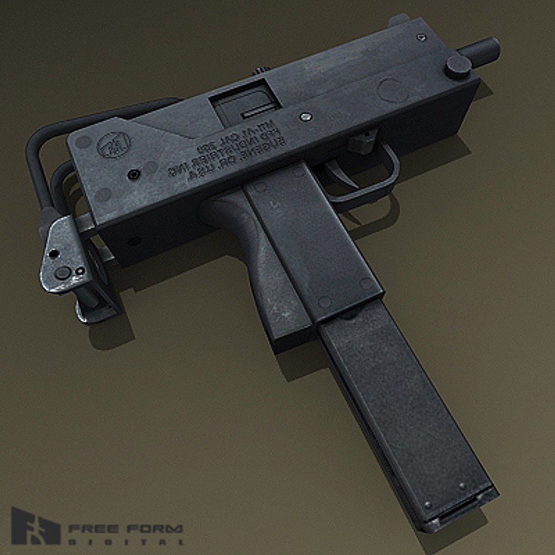 3d Mac 11 Sub Machine Model