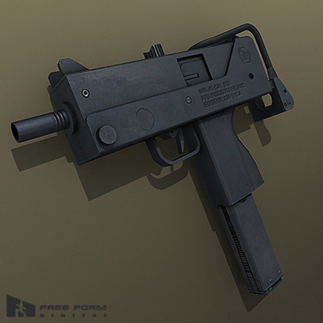 3d Mac 11 Sub Machine Model