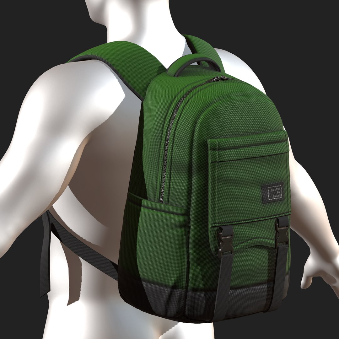 3D Bag Backpack Model - TurboSquid 1578537