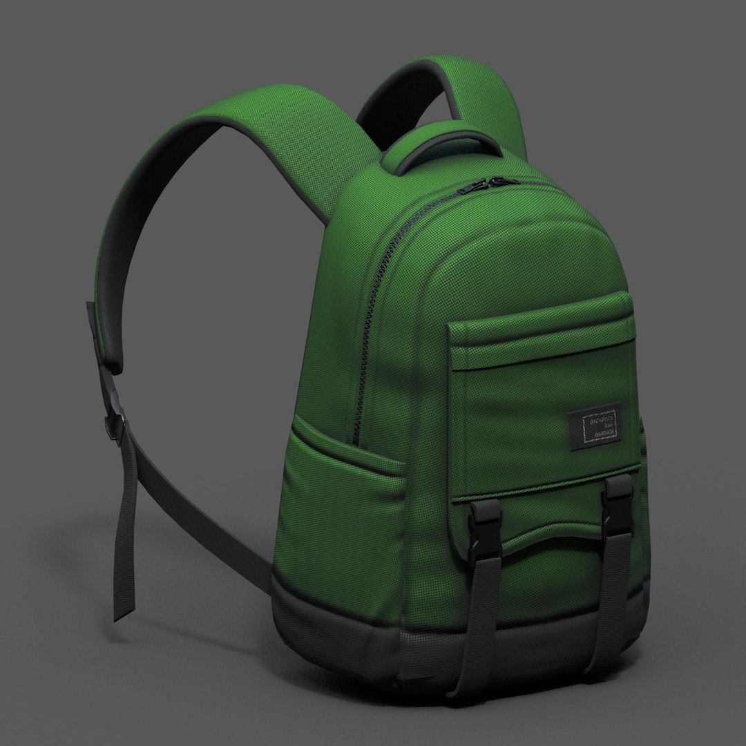 3D Bag Backpack Model - TurboSquid 1578537