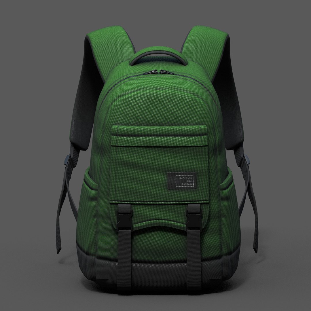 3D Bag Backpack Model - TurboSquid 1578537