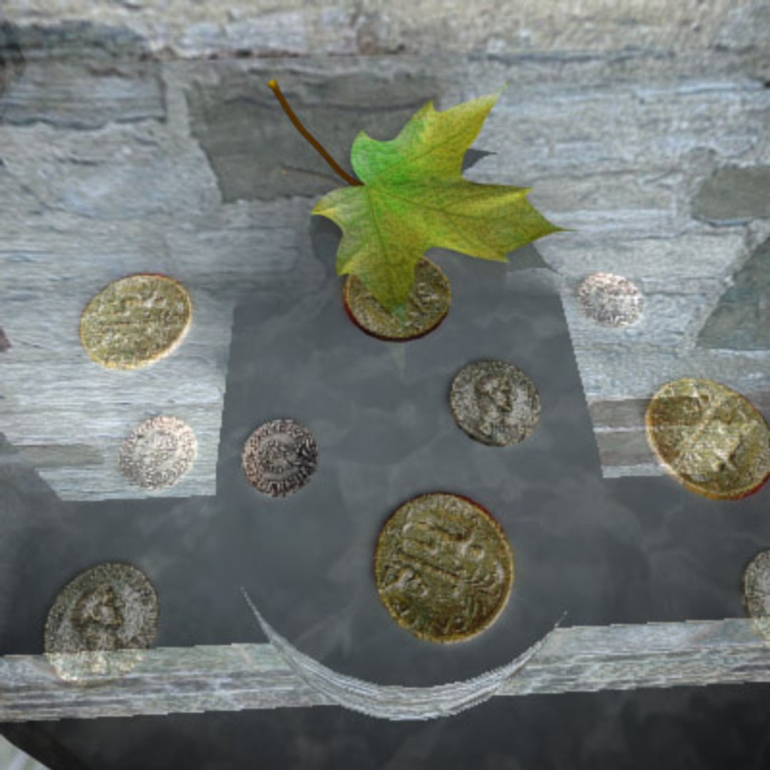 maya stone fountain water