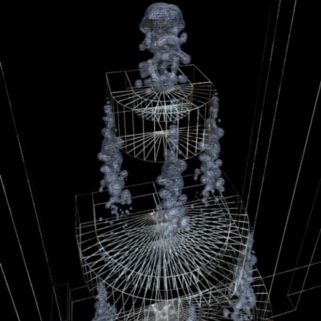 maya stone fountain water