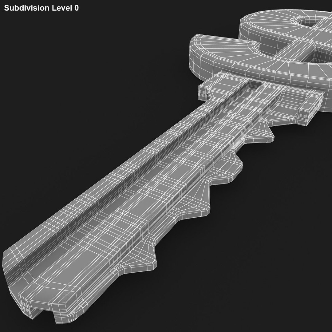 3d Realistic Dollar Key