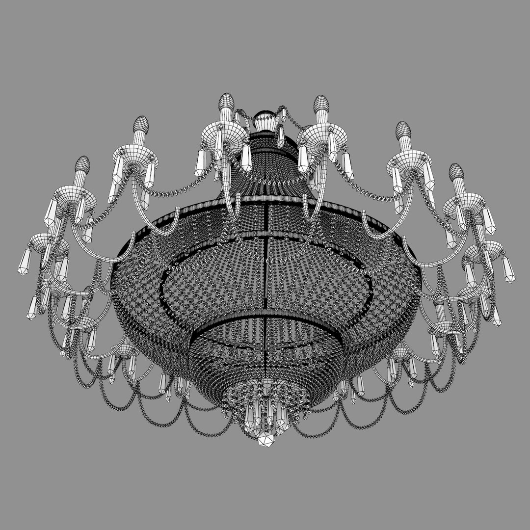 3D Classic Ceiling Light - TurboSquid 1394168