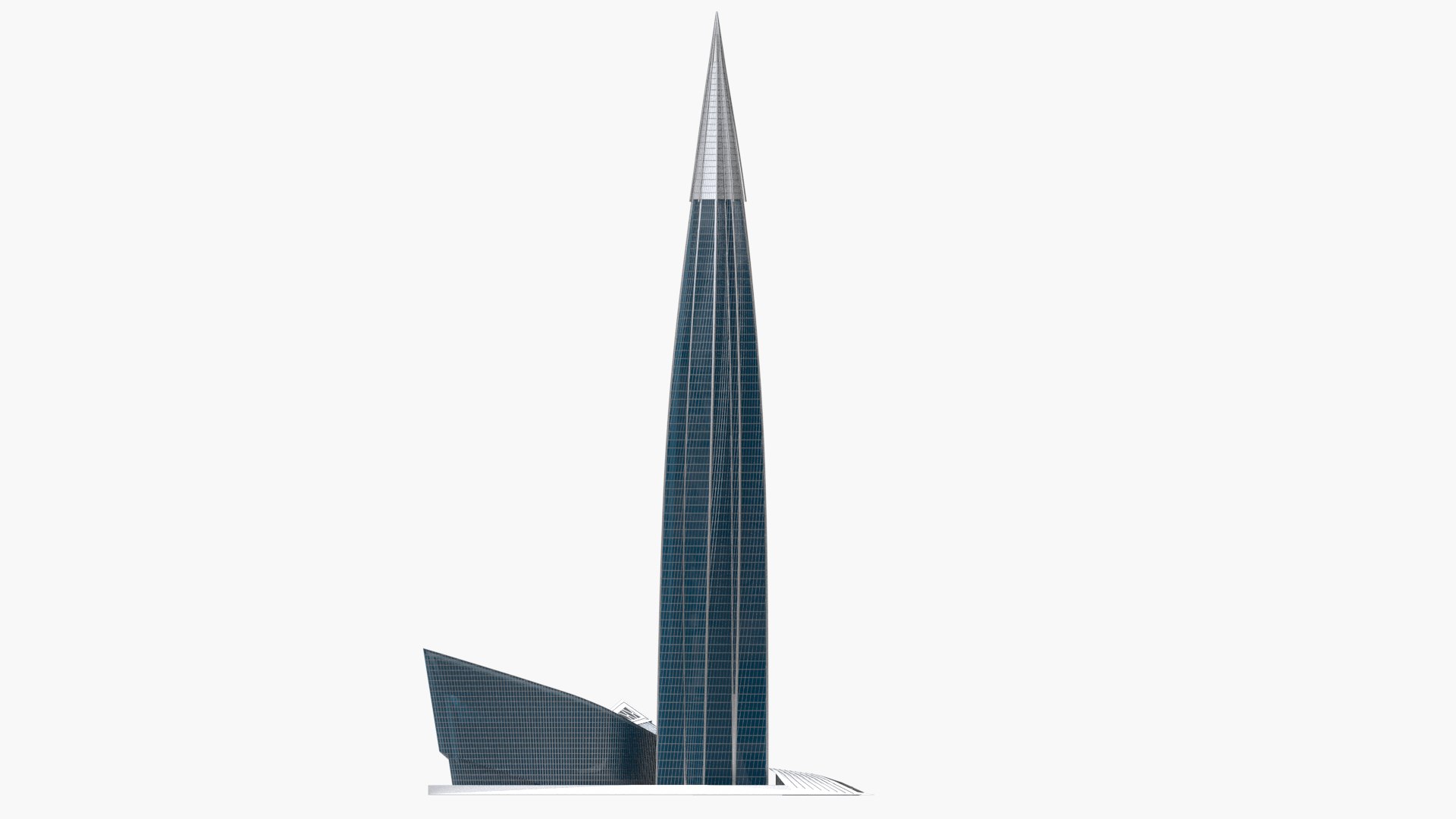 3D Lakhta Tower Model - TurboSquid 1497861