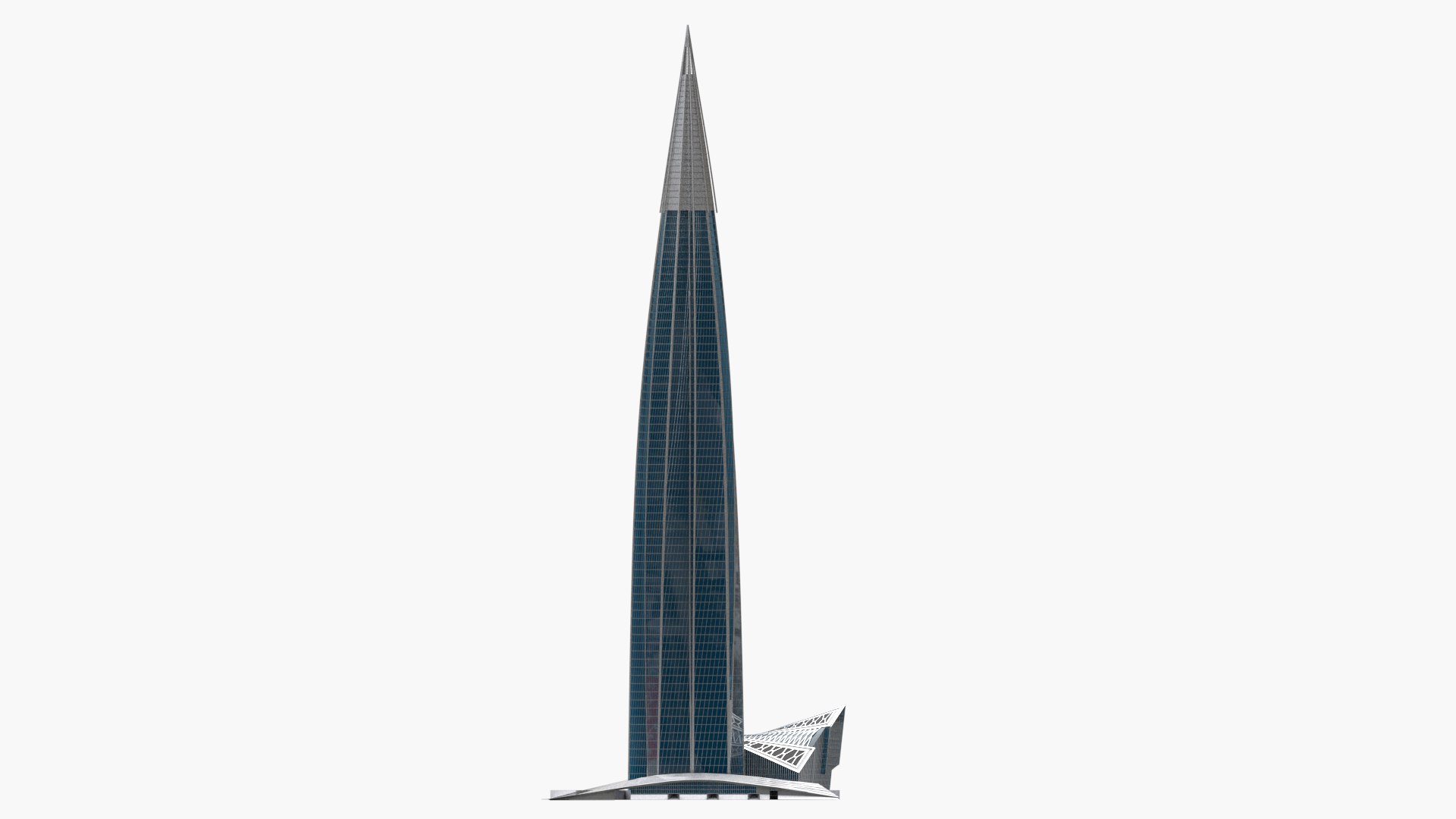 3D Lakhta Tower Model - TurboSquid 1497861