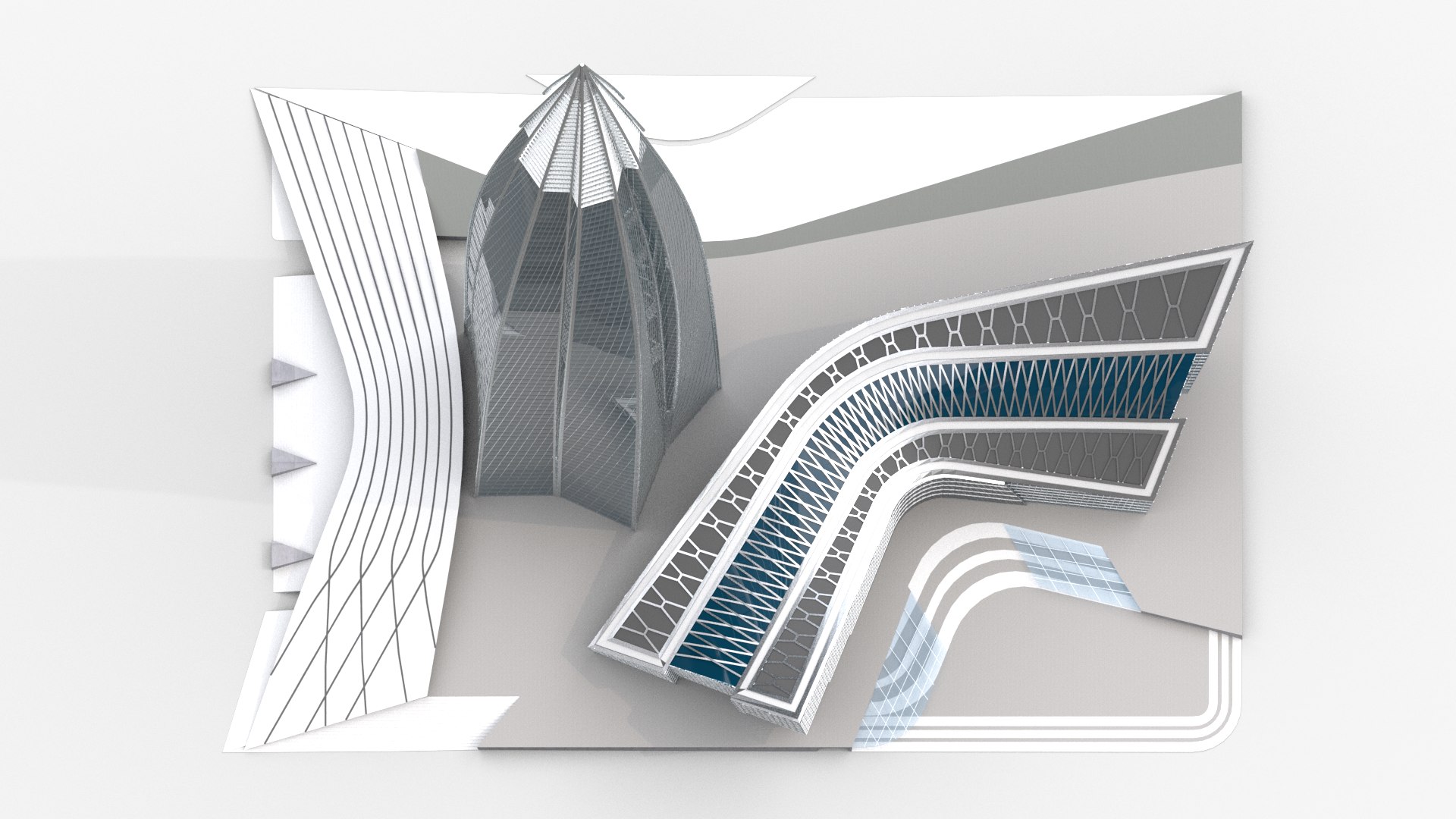 3D Lakhta Tower Model - TurboSquid 1497861