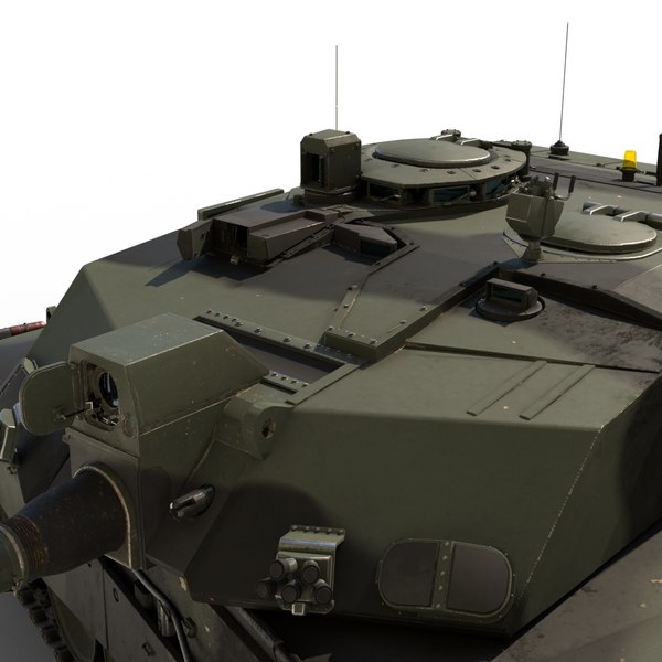 modelo 3d Tanque Challenger 2 con interior de torreta - TurboSquid 1539768