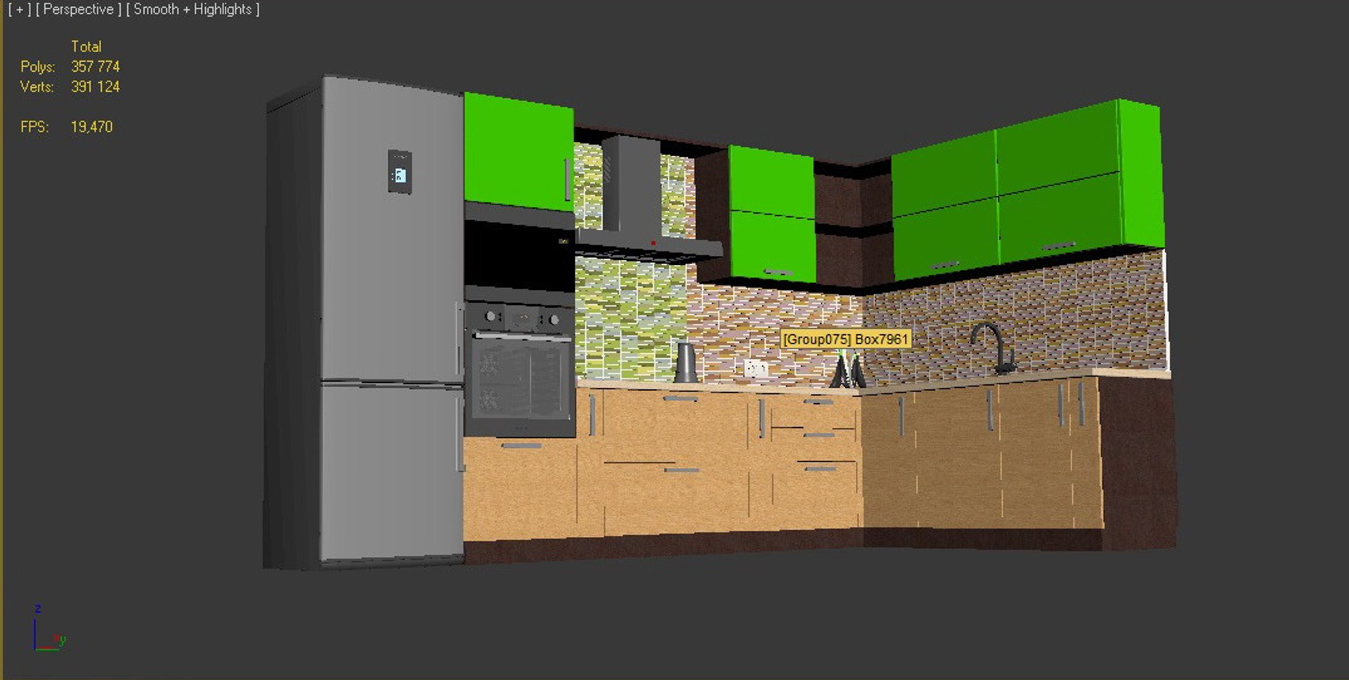 3D kitchen model - TurboSquid 1207900