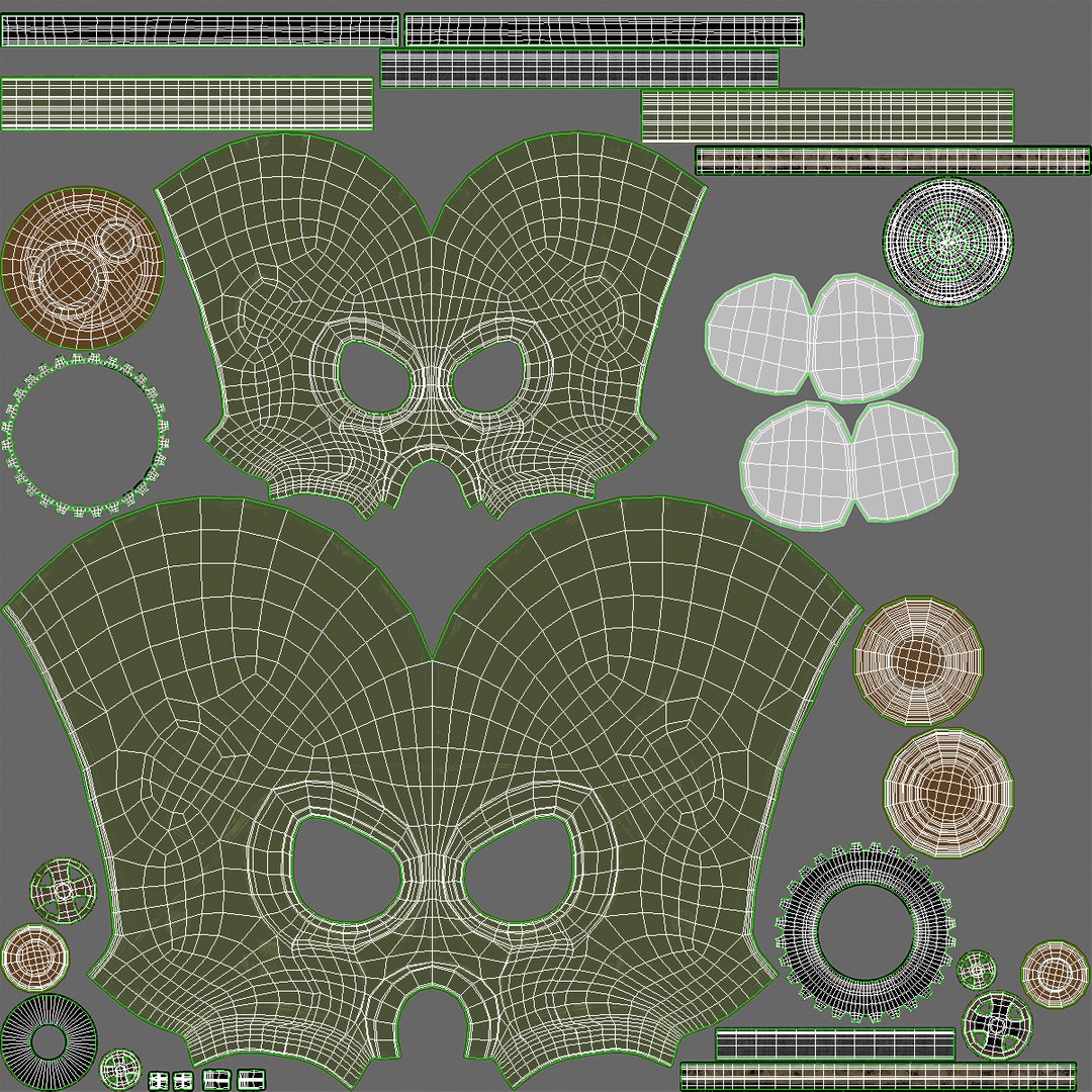 3D single filter gas mask - TurboSquid 1572939